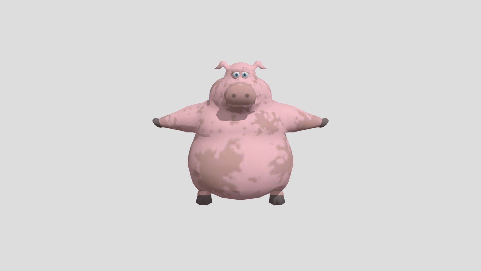 Wii - Barnyard - Pig - Download Free 3D model by Kyle.withem [8cb7a1a] - Sketchfab