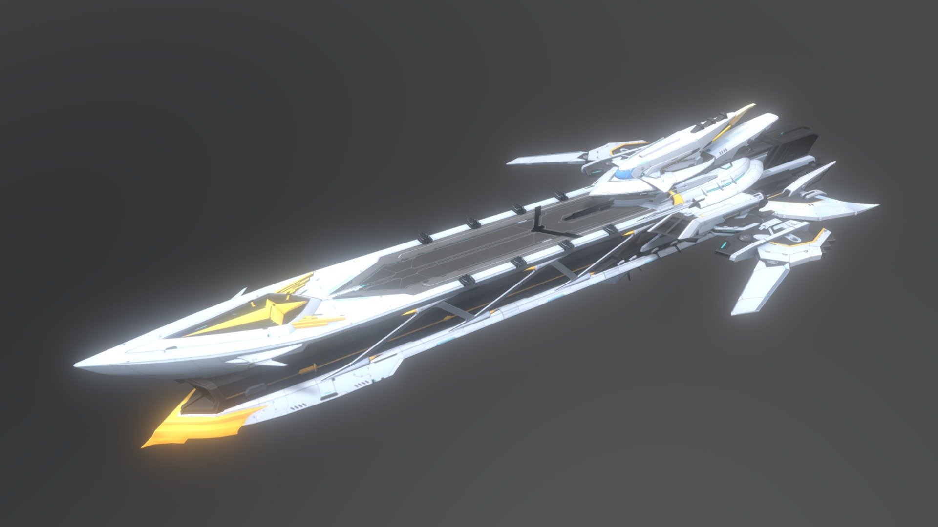 Honkai Impact 3rd Hyperion Spaceship - Download Free 3D model by ...