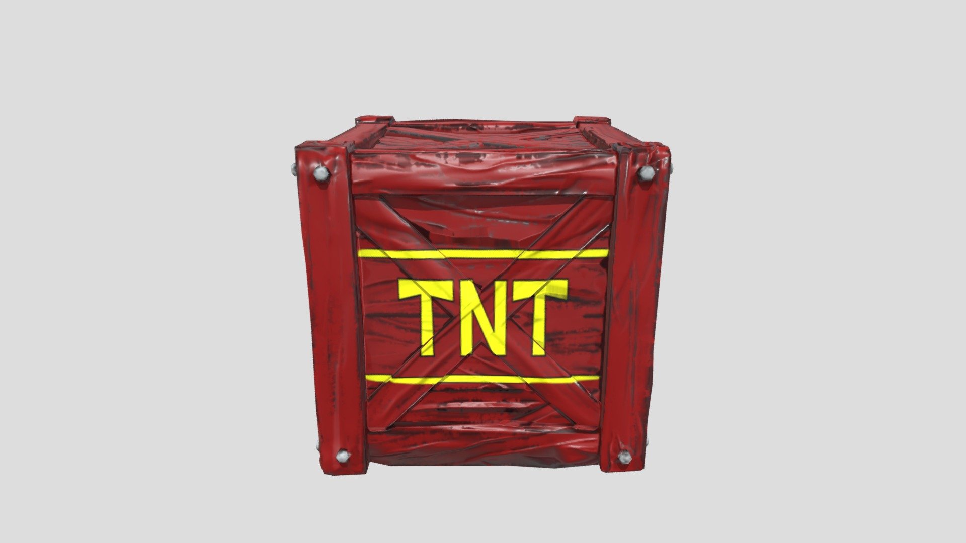 Caja TNT Erick - 3D model by erick_raam [8cbb945] - Sketchfab