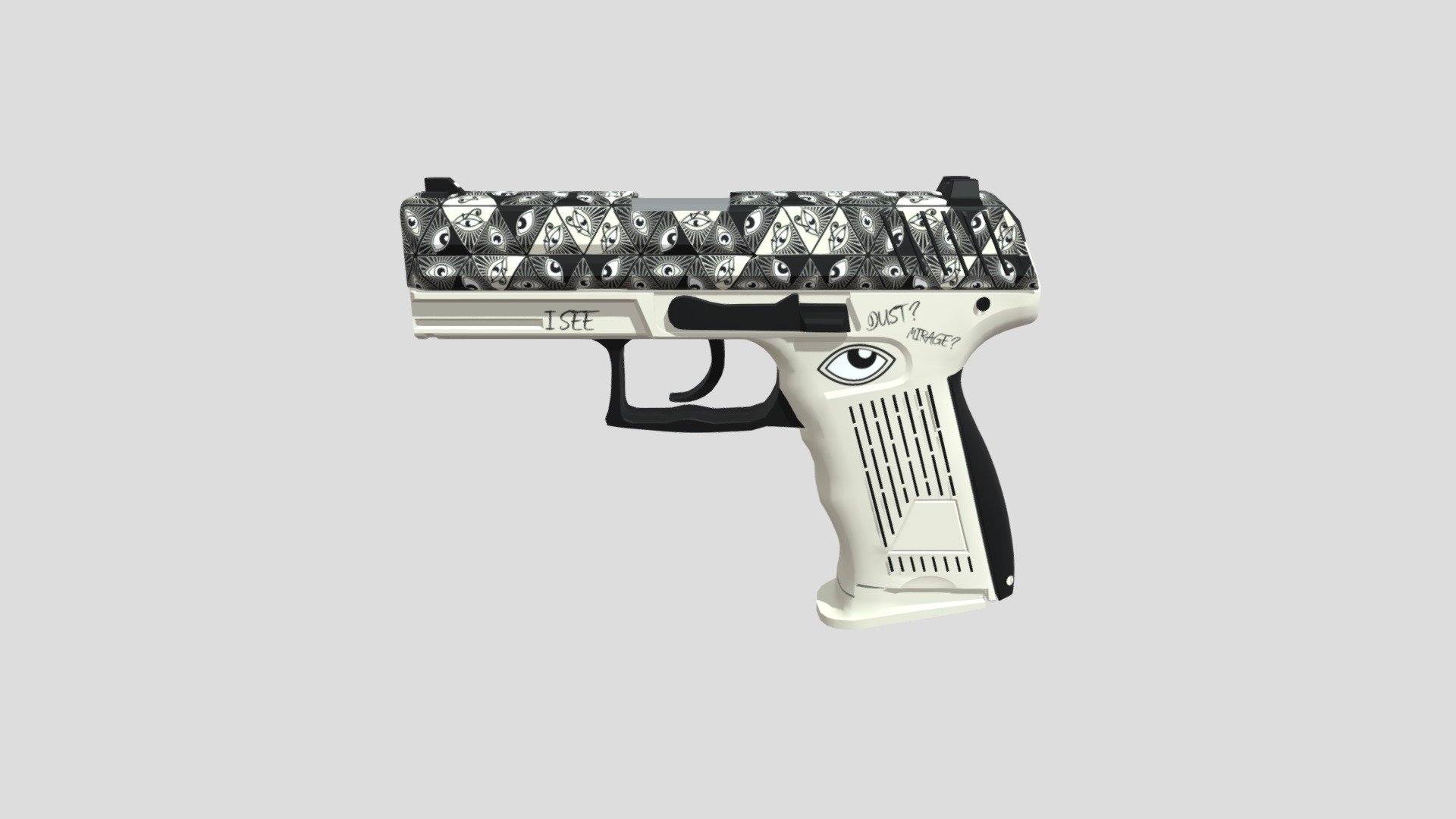 P2000 | Eye of providence - 3D model by VirtuoZZ [8cbd56a] - Sketchfab