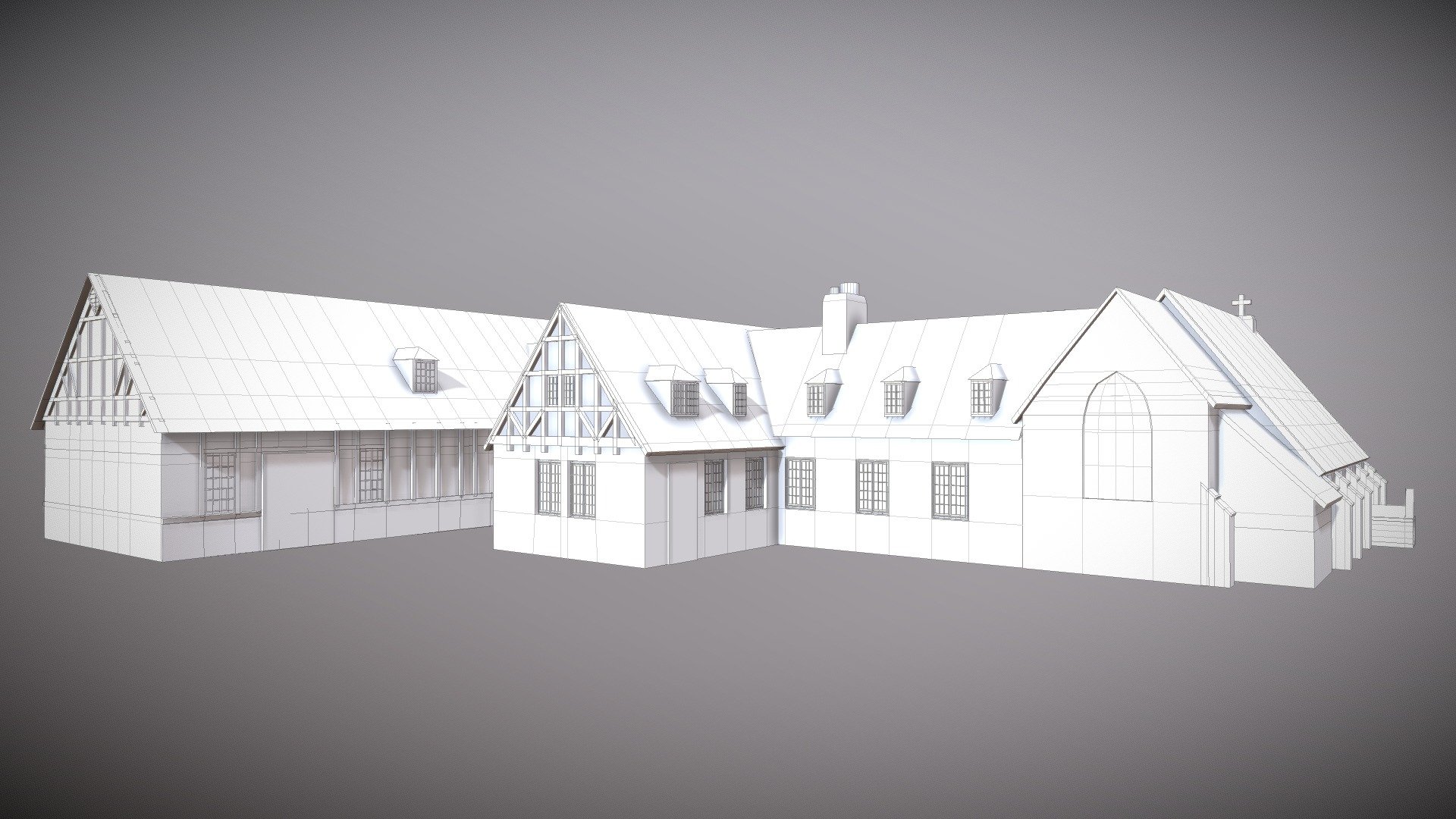 Christ Episcopal Church - 3D model by mesaverot [8cbd709] - Sketchfab