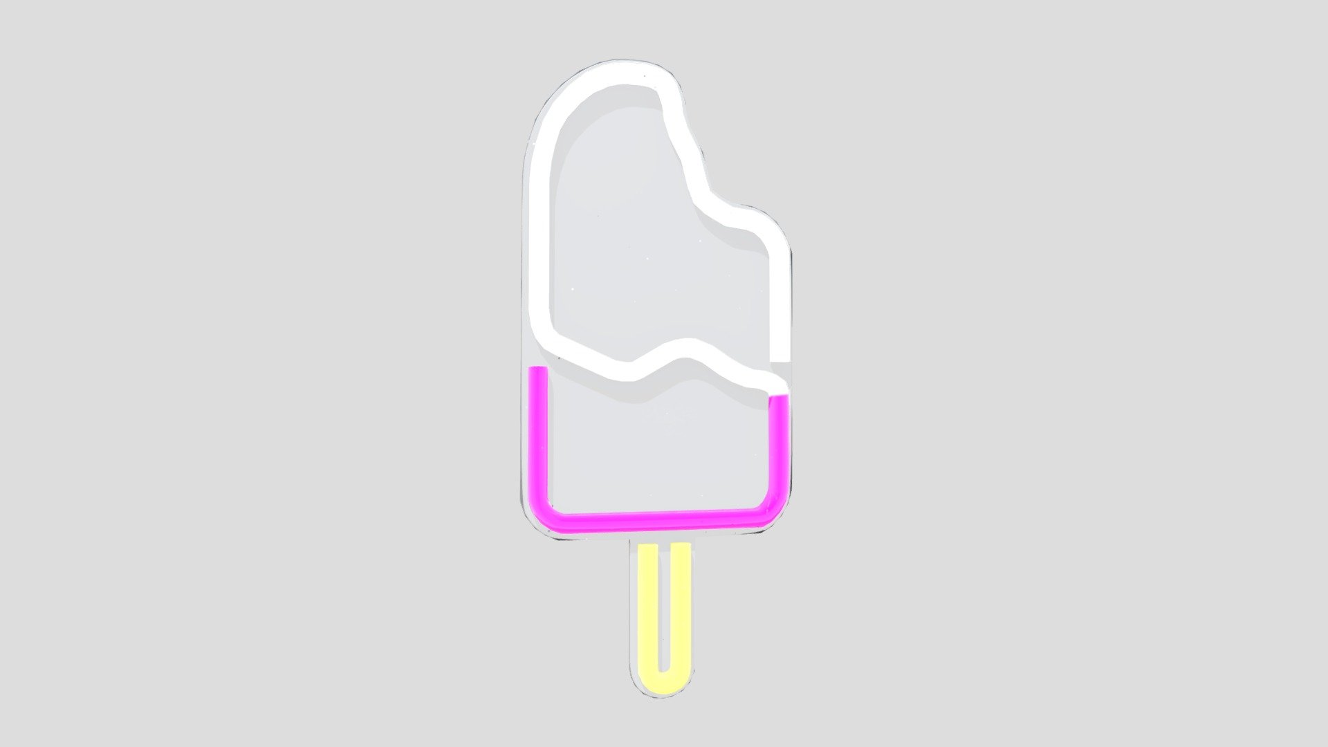 Neon Sign Popsicle - Buy Royalty Free 3D model by plaggy [8cbe58e ...