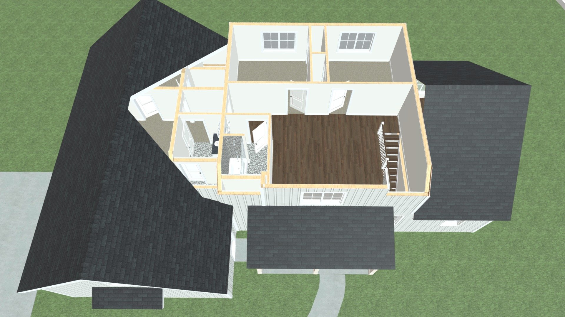 Revised 2nd Story - Download Free 3D model by OakBridge Development ...