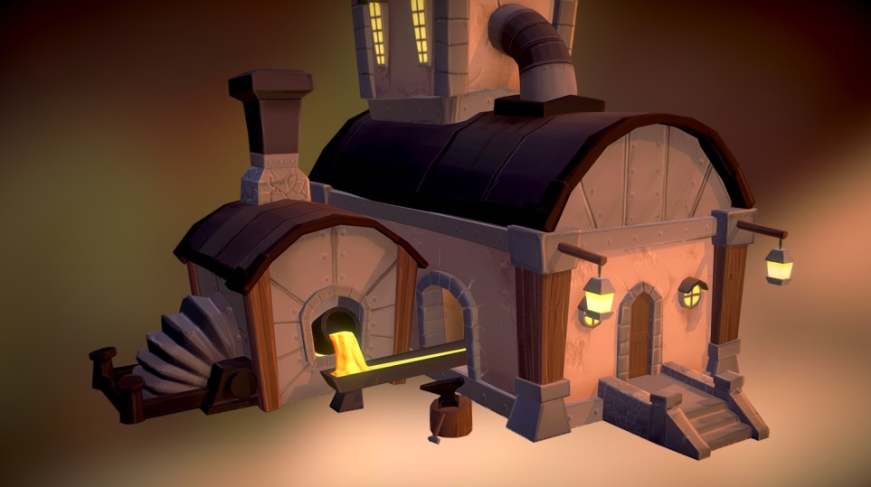 Mobile Game House Model - 3D model by Dan Bede-Fazekas (@danbede ...