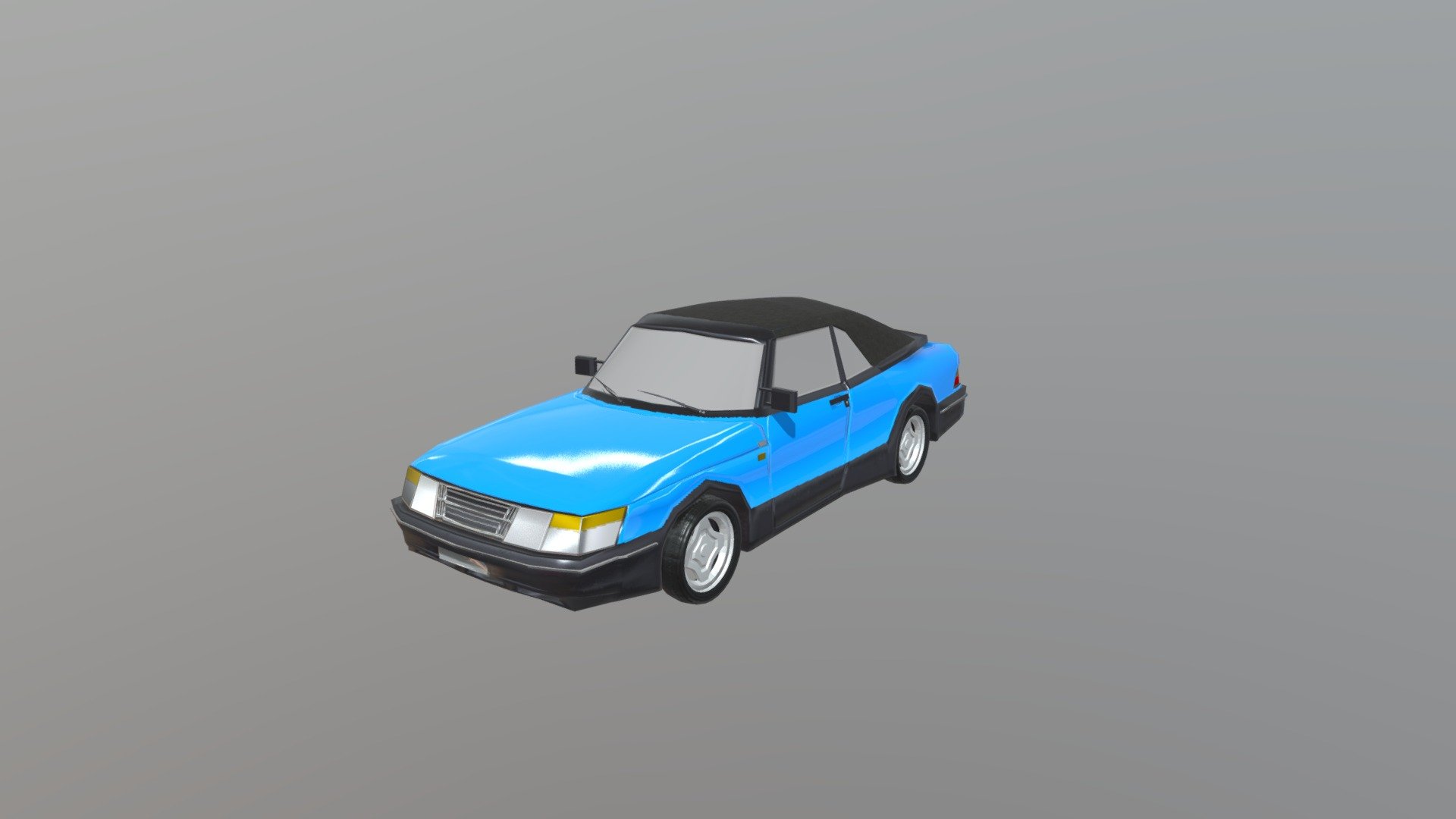 Saab 900 Cabriolet - Buy Royalty Free 3D model by 3dlowpoly [8cc143a ...