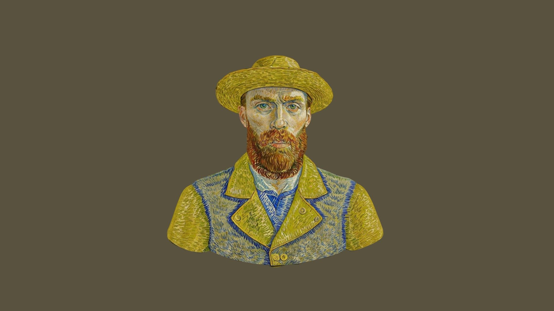 Vincent Van Gogh - Download Free 3D model by Kevin (@Sweetkai) [8cc1ba1 ...