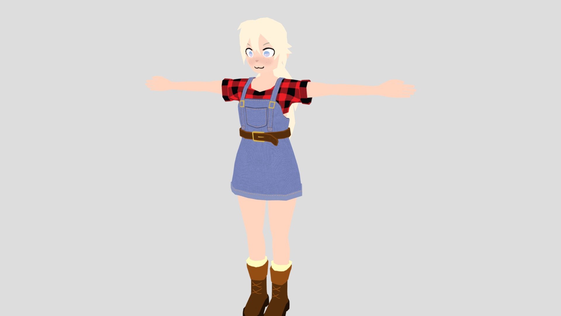 Shopkeep Girl - 3D model by aarons12121 [8cc375a] - Sketchfab