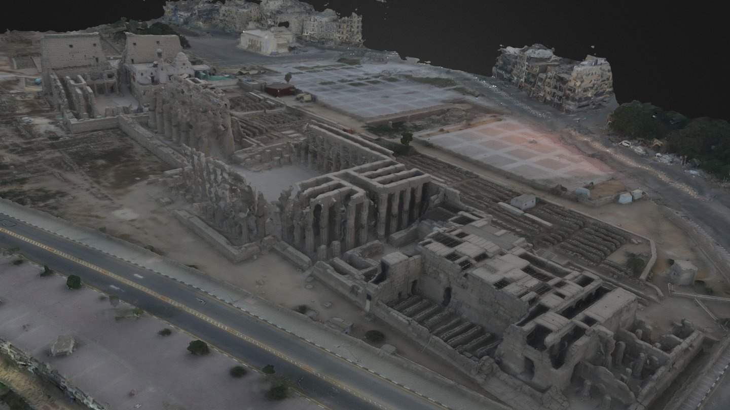 Luxor Temple - 3D model by SirCharlesWilson [8cc3e17] - Sketchfab