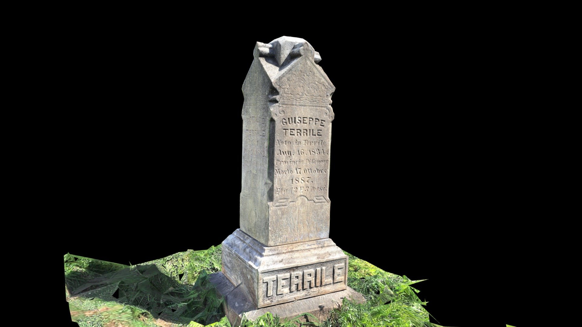 Grave 210 TERRILE - Buy Royalty Free 3D model by HedStone3D [8cc5693 ...