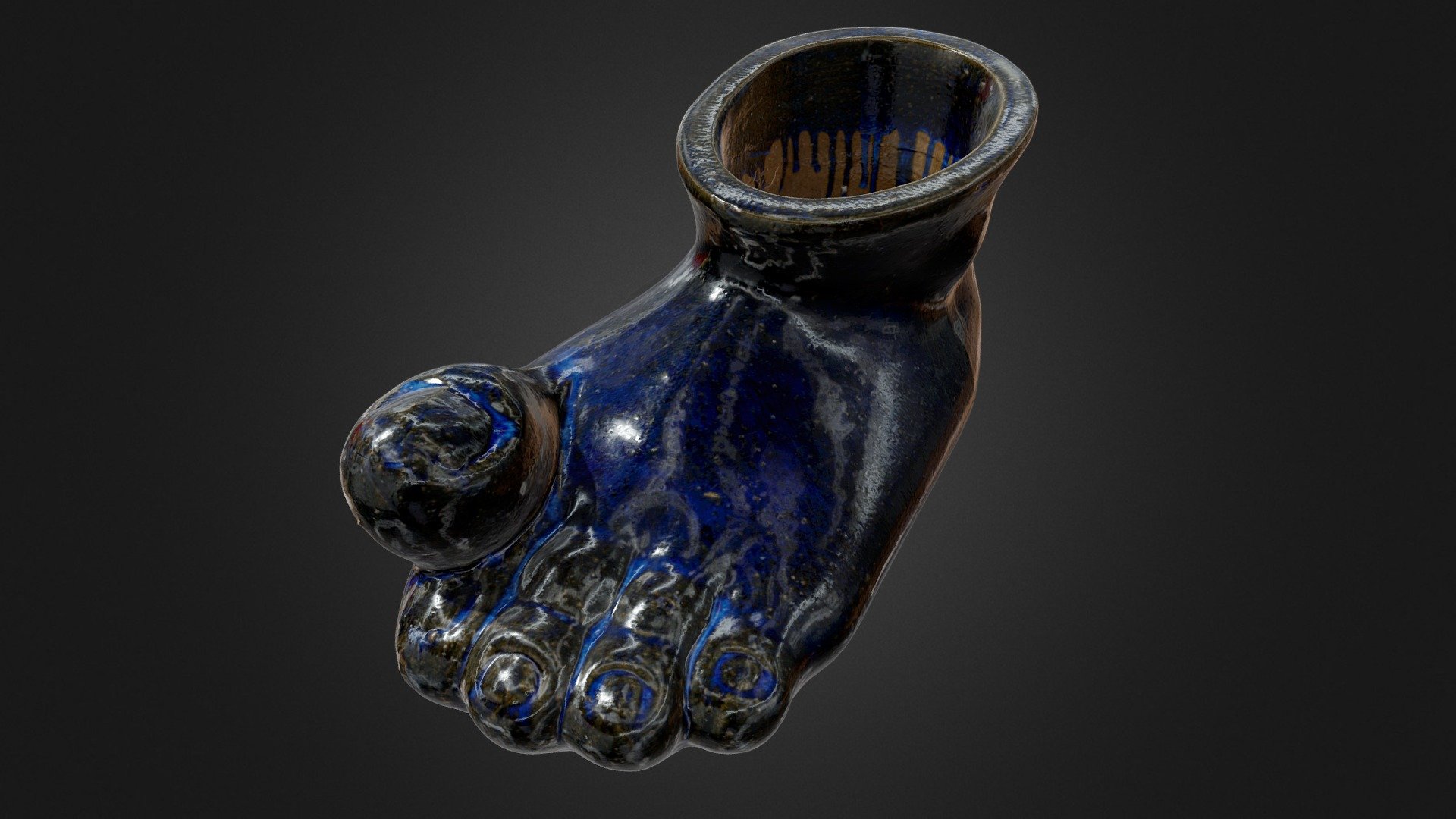 Ceramic Foot Planter - Download Free 3D model by JPDV [8cc8061] - Sketchfab