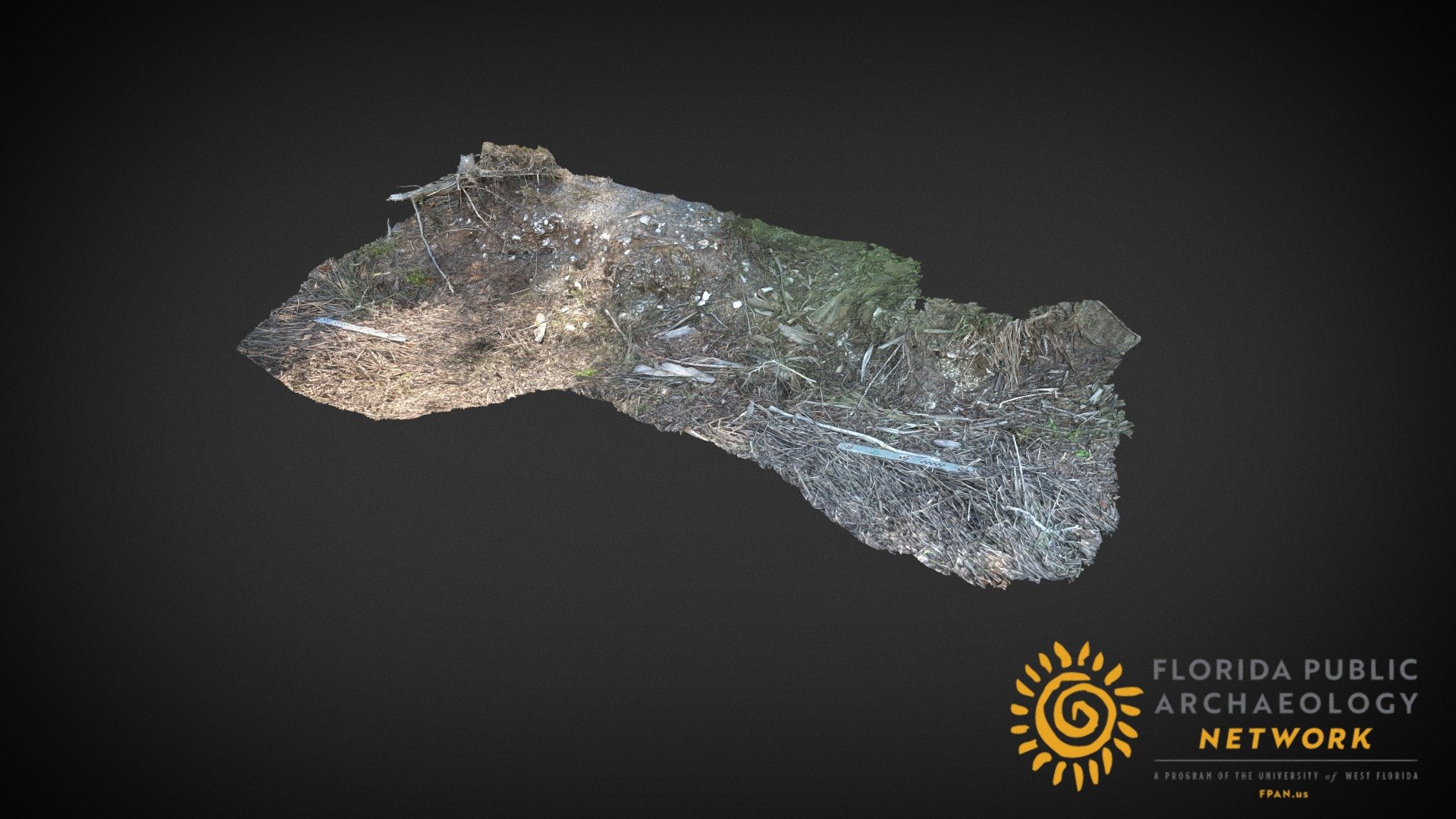 Little Orange Midden, March 2022 - 3D model by Florida Public ...