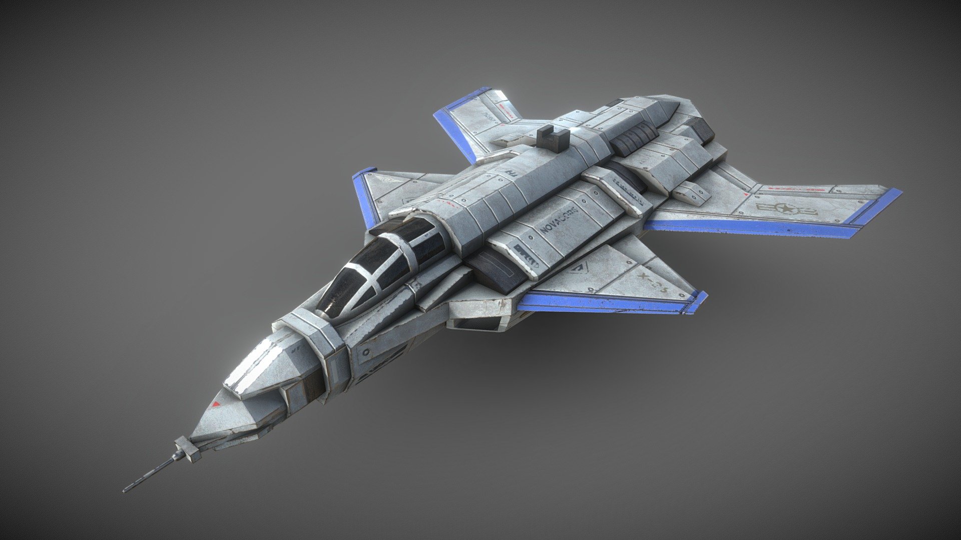 McDonnell Douglas X-36 - 3D model by neogools [8cc9535] - Sketchfab