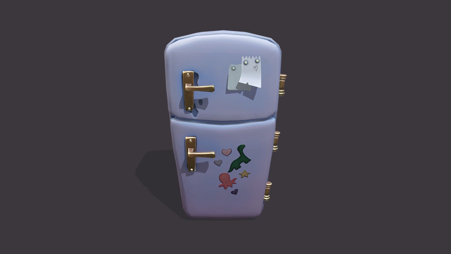 Stylized Fridge - 3D model by Grace Collett (@graceellecollett ...