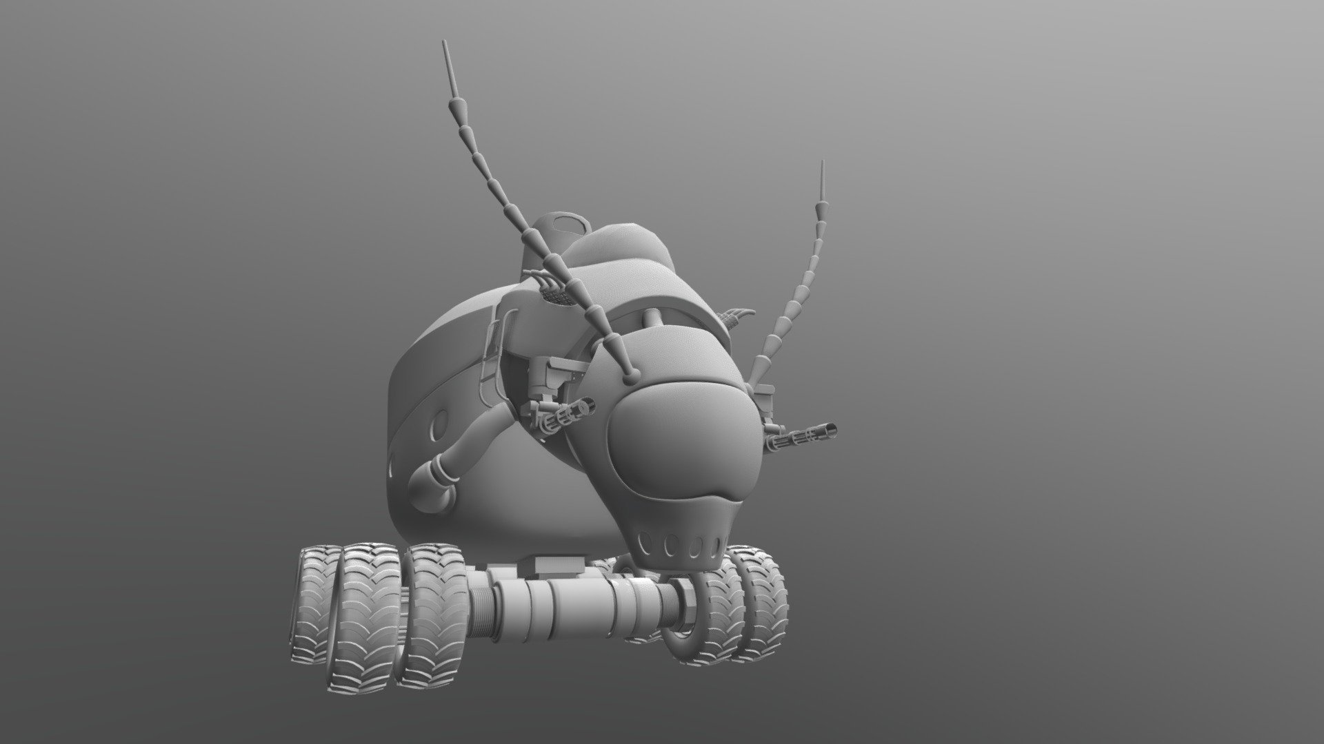 Insect Mech4 - 3D model by RemcovdVen [8ccad2f] - Sketchfab