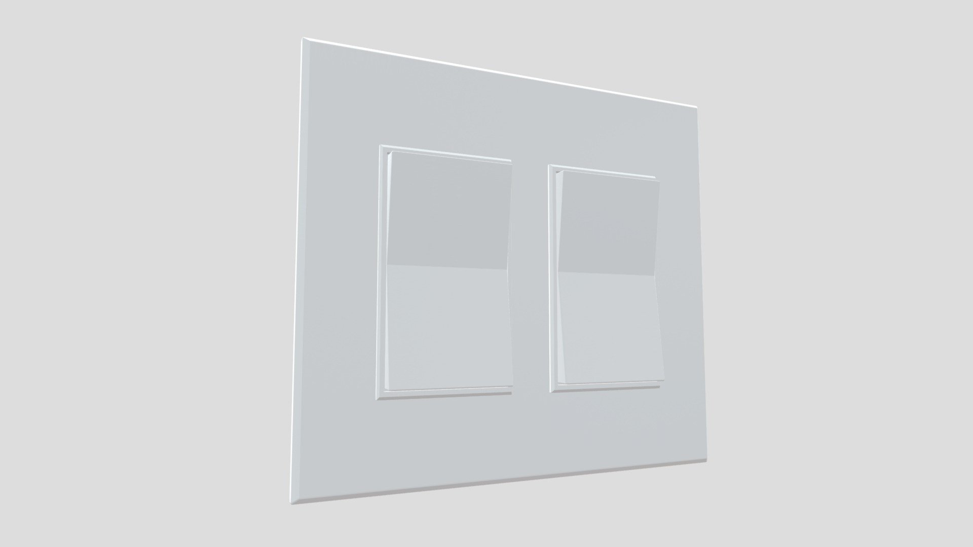 Dual Light Switch - Buy Royalty Free 3D model by Brian Vagie ...