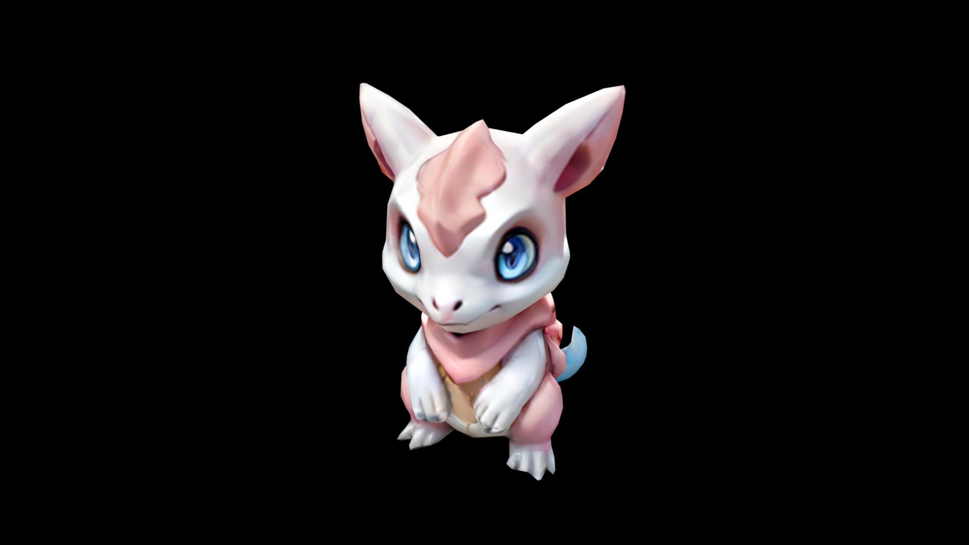 Pokémon character with pink and blue eyes in nat - Download Free 3D ...