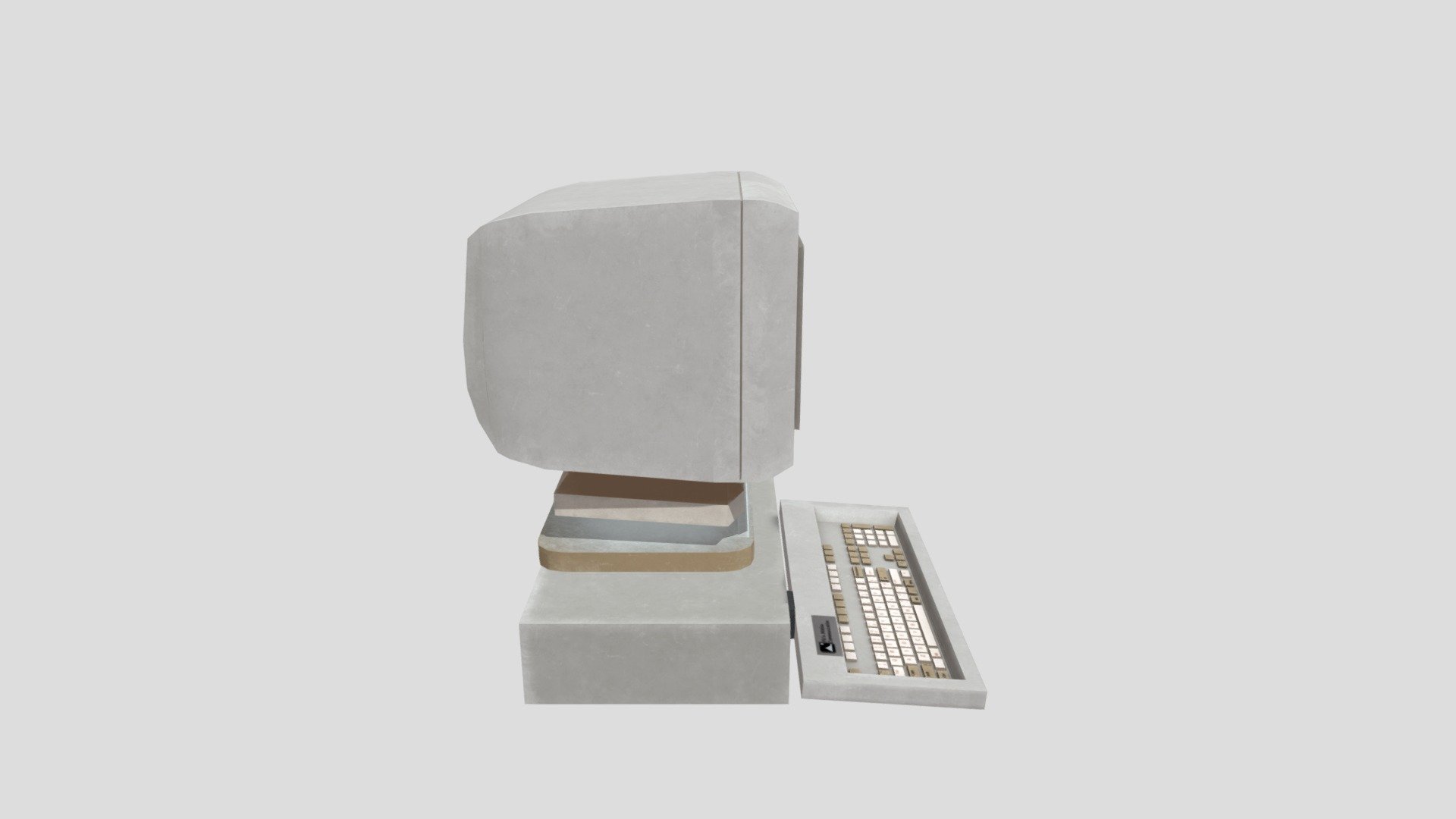 Computer 1980's style - 3D model by Bugra Arduc (@bugraarduc660 ...