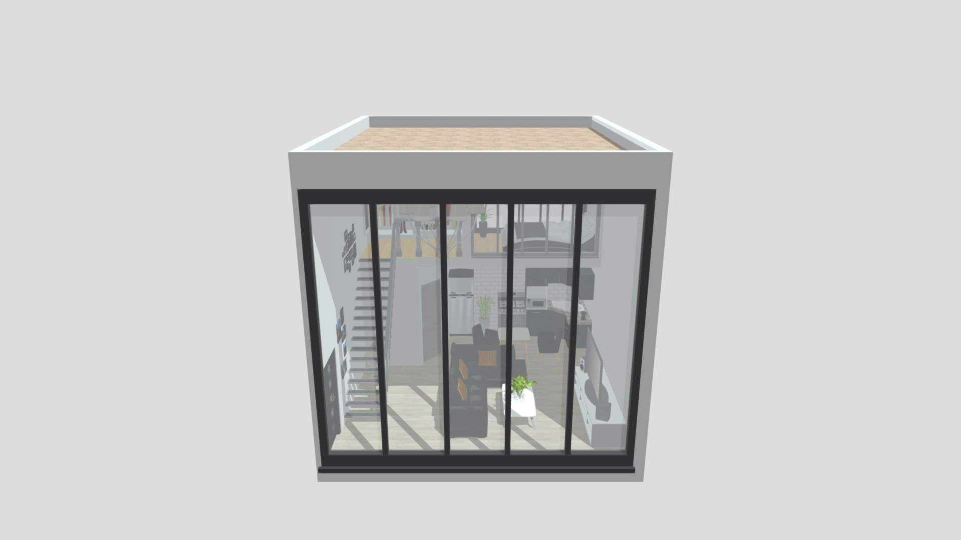 Loft - Download Free 3D model by Home Design 3D (@homedesign3d ...