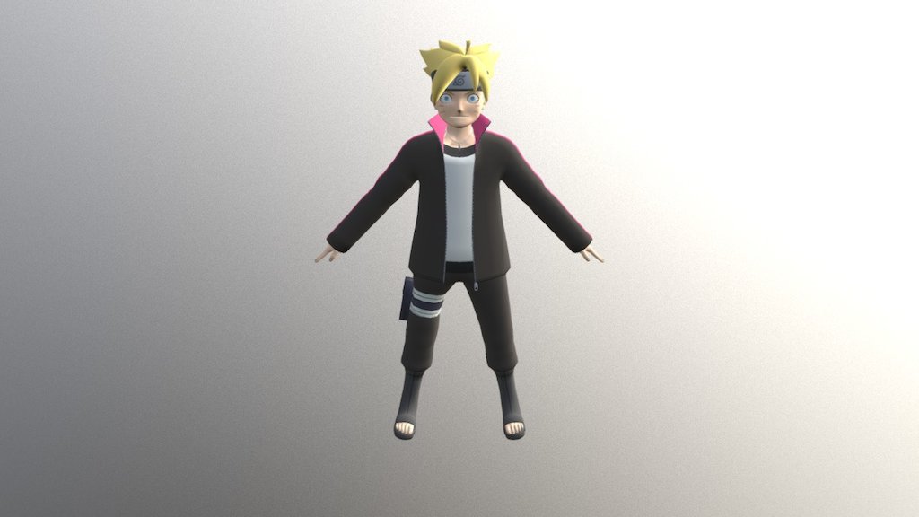 Boruto Uzumaki - 3D model by Hivigany And Narutorobert (@Mivinshy ...