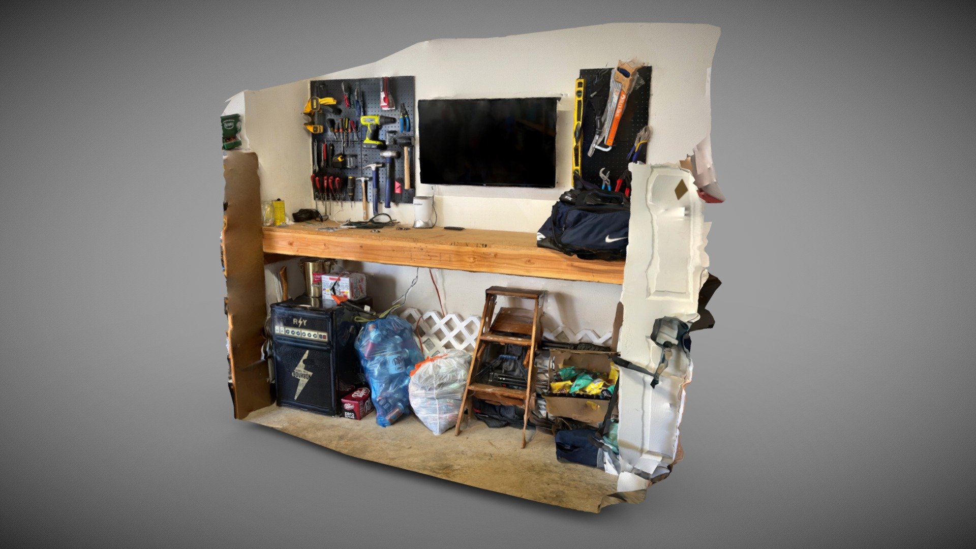 Tool Bench - Textured Mesh - 3D model by EveryPoint [8ccd14b] - Sketchfab
