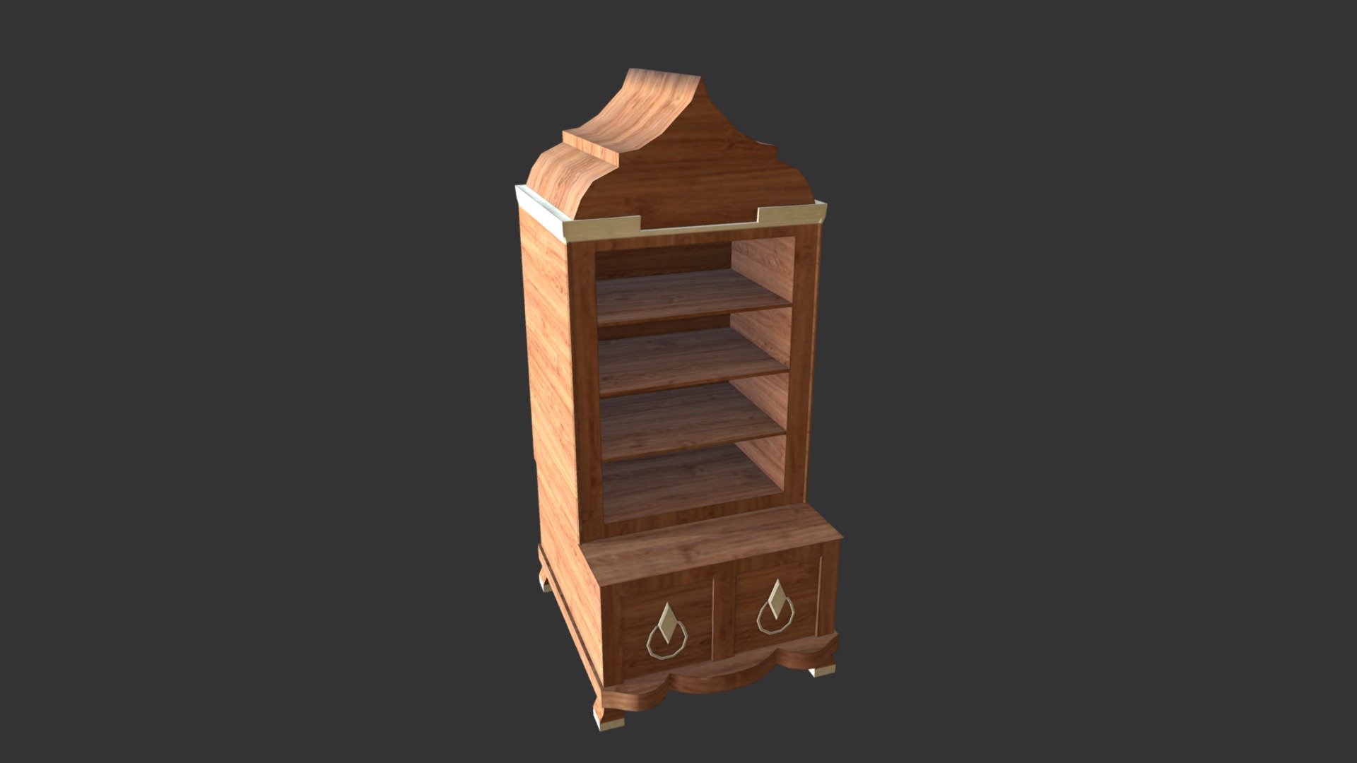 Bookcase - Download Free 3D model by ChuckyFinster [8ccd8f6] - Sketchfab