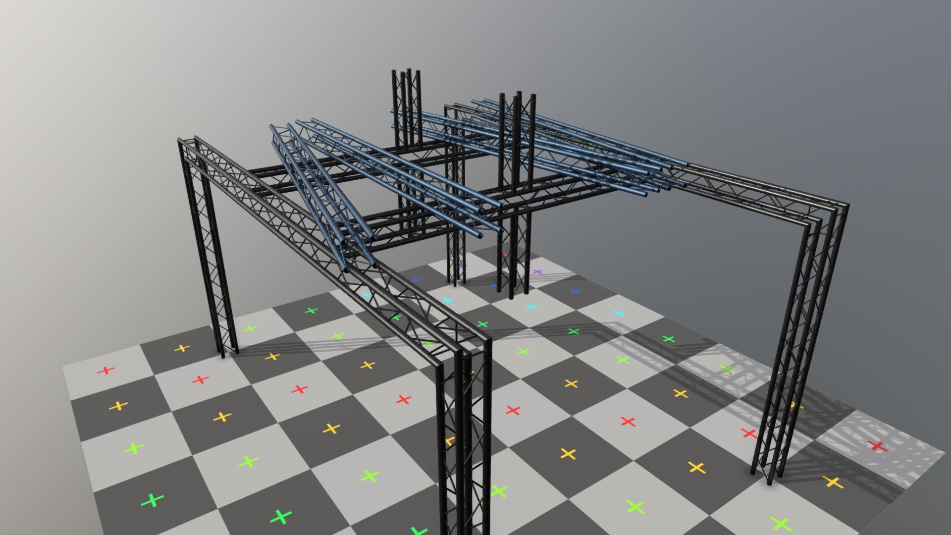 Modular lighting truss - 3D model by Jack Kelly (@SecretImbecile ...
