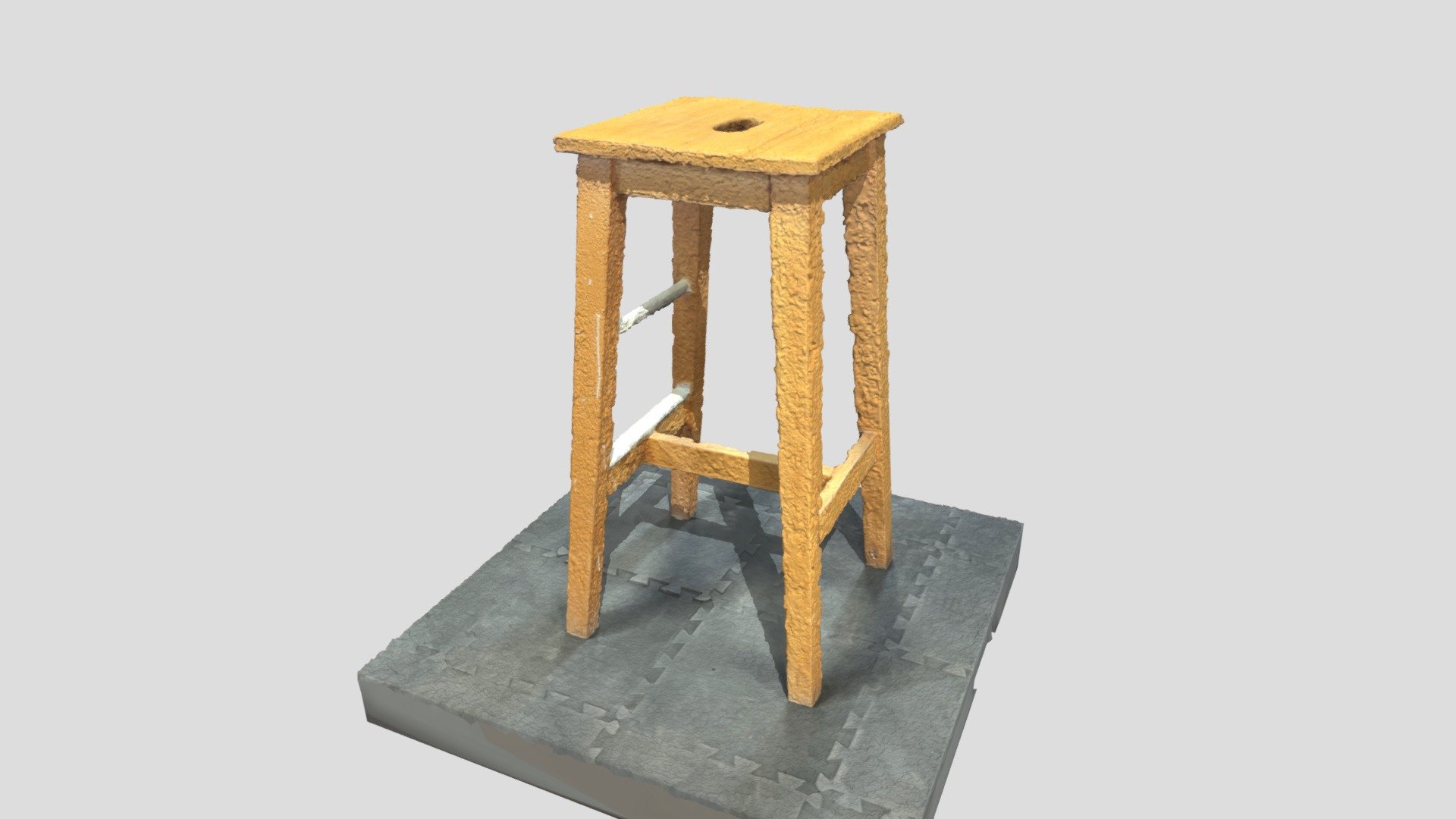 Wooden Stool - 3D model by zahra2 [8ccfb14] - Sketchfab