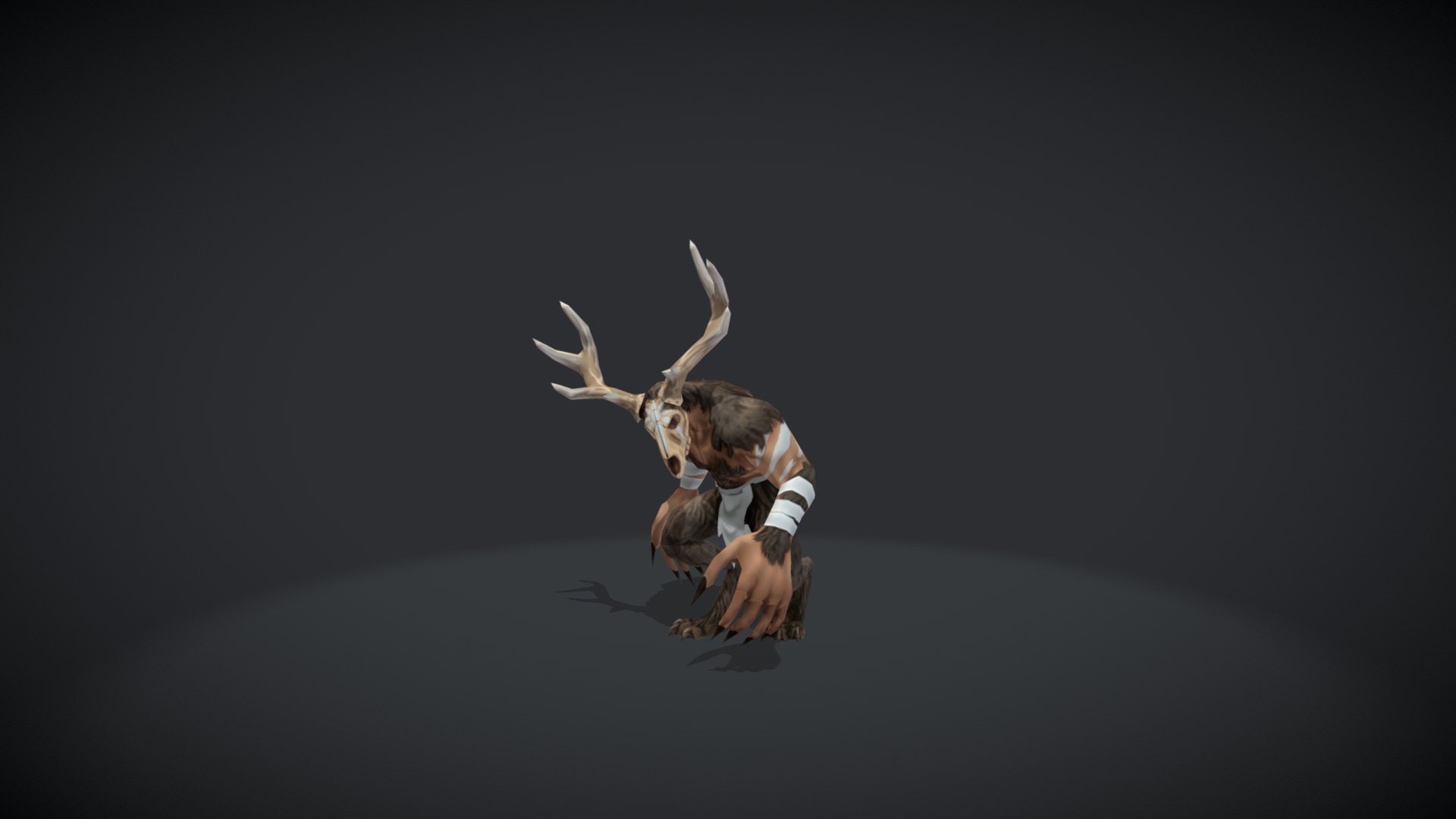 Wendigo - Warparty - 3D model by Charlotte Crouzet (@CharlotteCrouzet ...