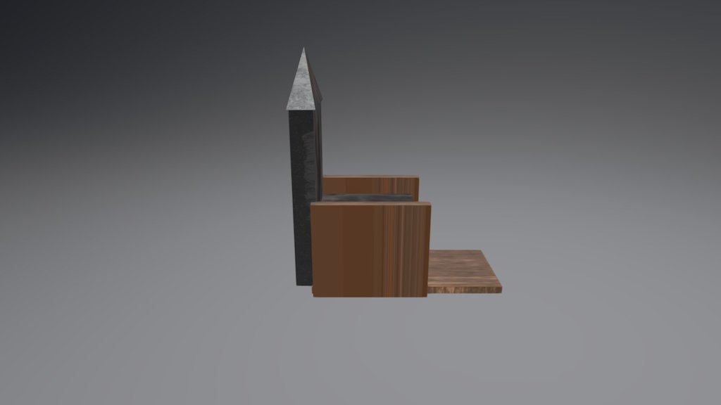 SGD214 Assignment 1 - Spiked Chair - 3D model by av.moore000 [8cd39a4 ...
