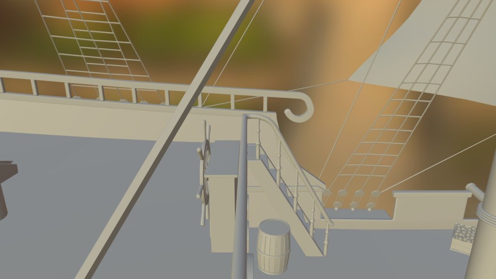 Model Ship for an Interior scene - Download Free 3D model by Tobias ...
