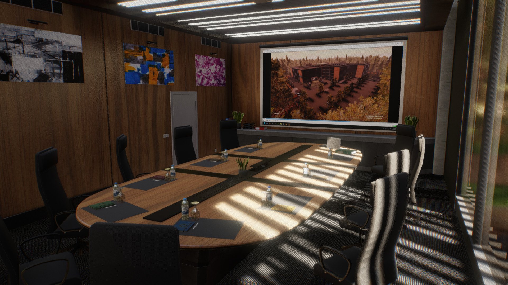 Meeting Room Model - Recursion of Qualia - 3D model by cankut (@cankutt ...