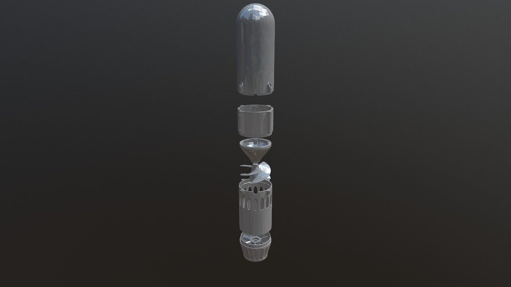 Water Scooter Exploded Parts - 3D model by MattHoover [8cd6833] - Sketchfab