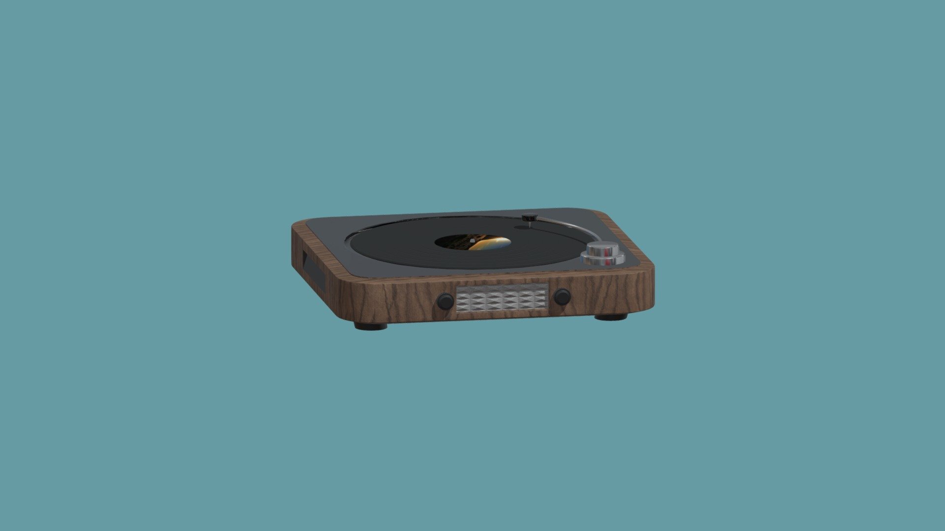 Modern vinyl player - Download Free 3D model by alpaca. [8cd6c07 ...