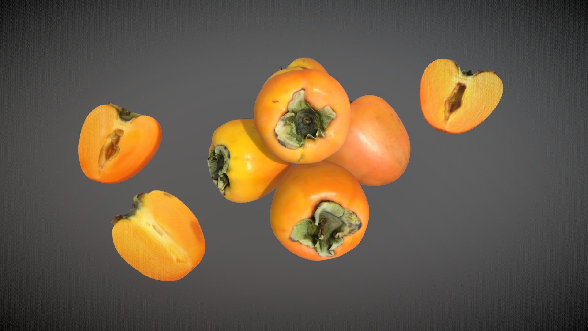 Persimmons Fruits - Buy Royalty Free 3D model by TmHill (@TarasKazikov ...