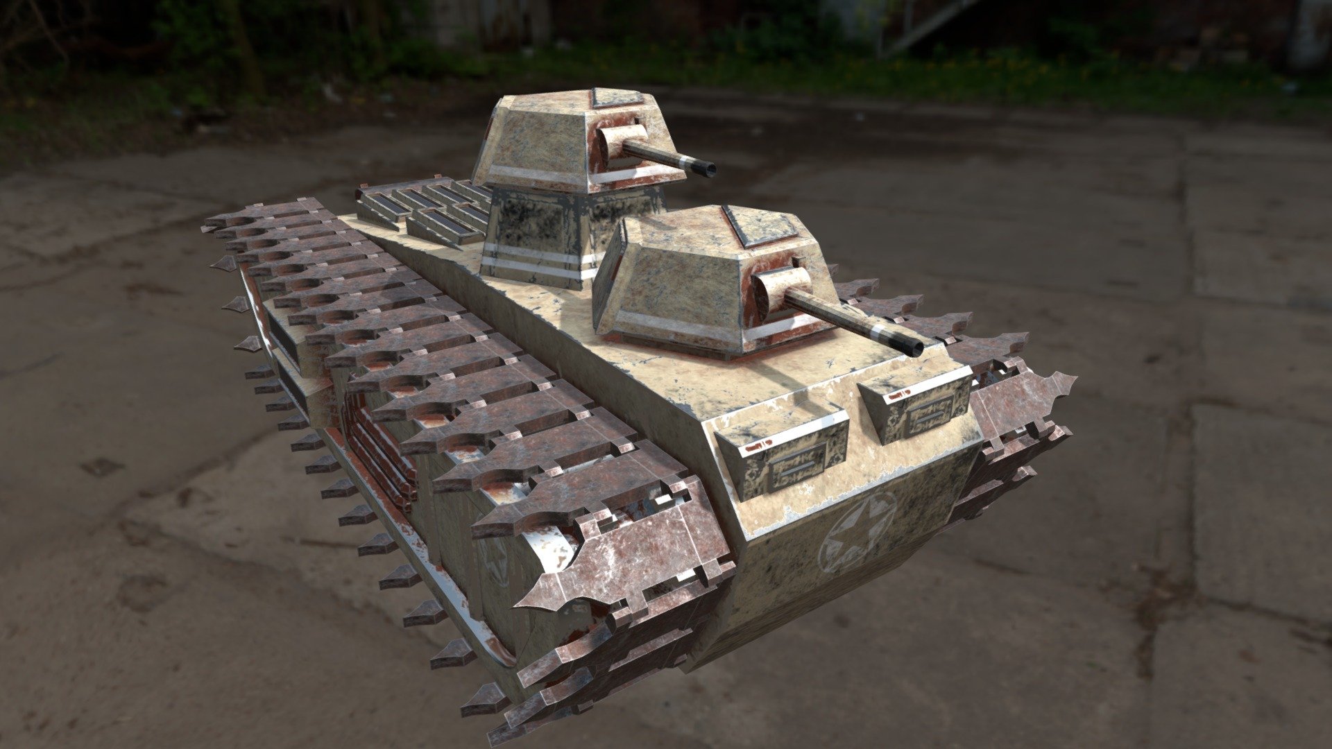 Char-3A - 3D model by S-Ennema [8cd70f1] - Sketchfab