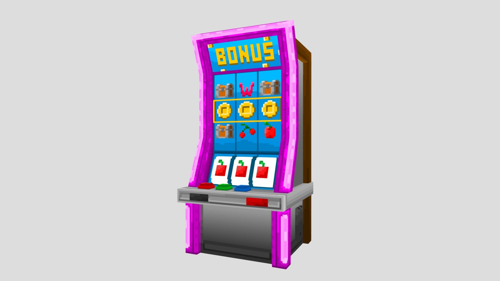 Casino machine (Minecraft item) - 3D model by MineShimado (@myshimado ...