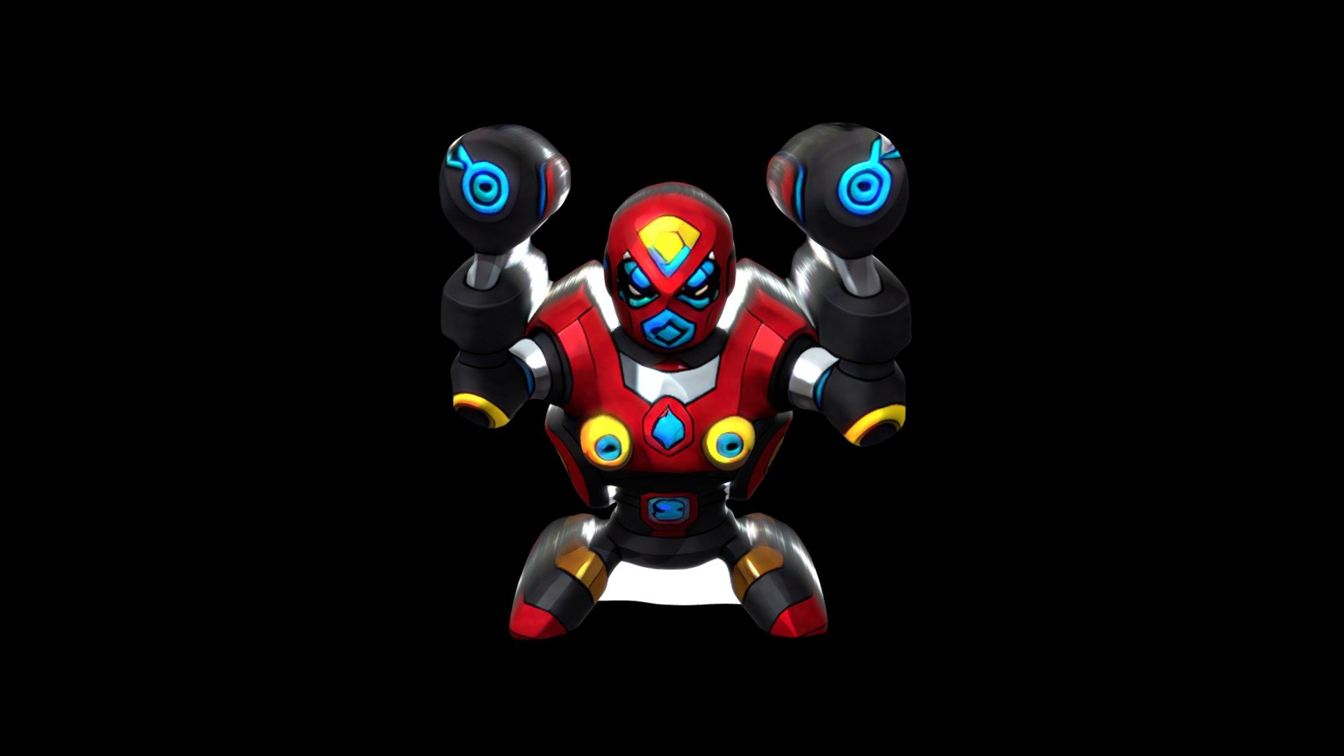 Helmet Mask Robot Cartoon 2136 - Download Free 3D model by klrxyz ...