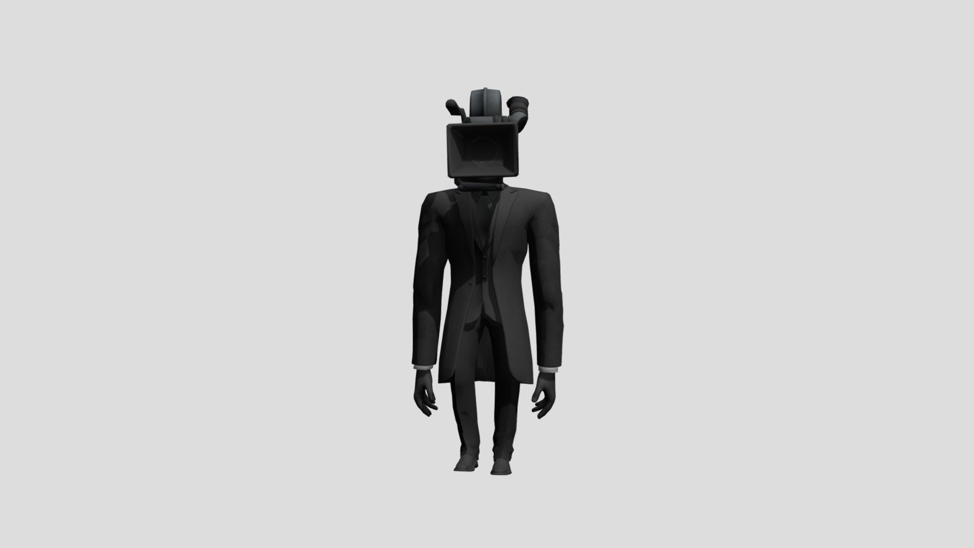 Medium_cameraman_black_skibidi_toilet - Download Free 3D model by ...