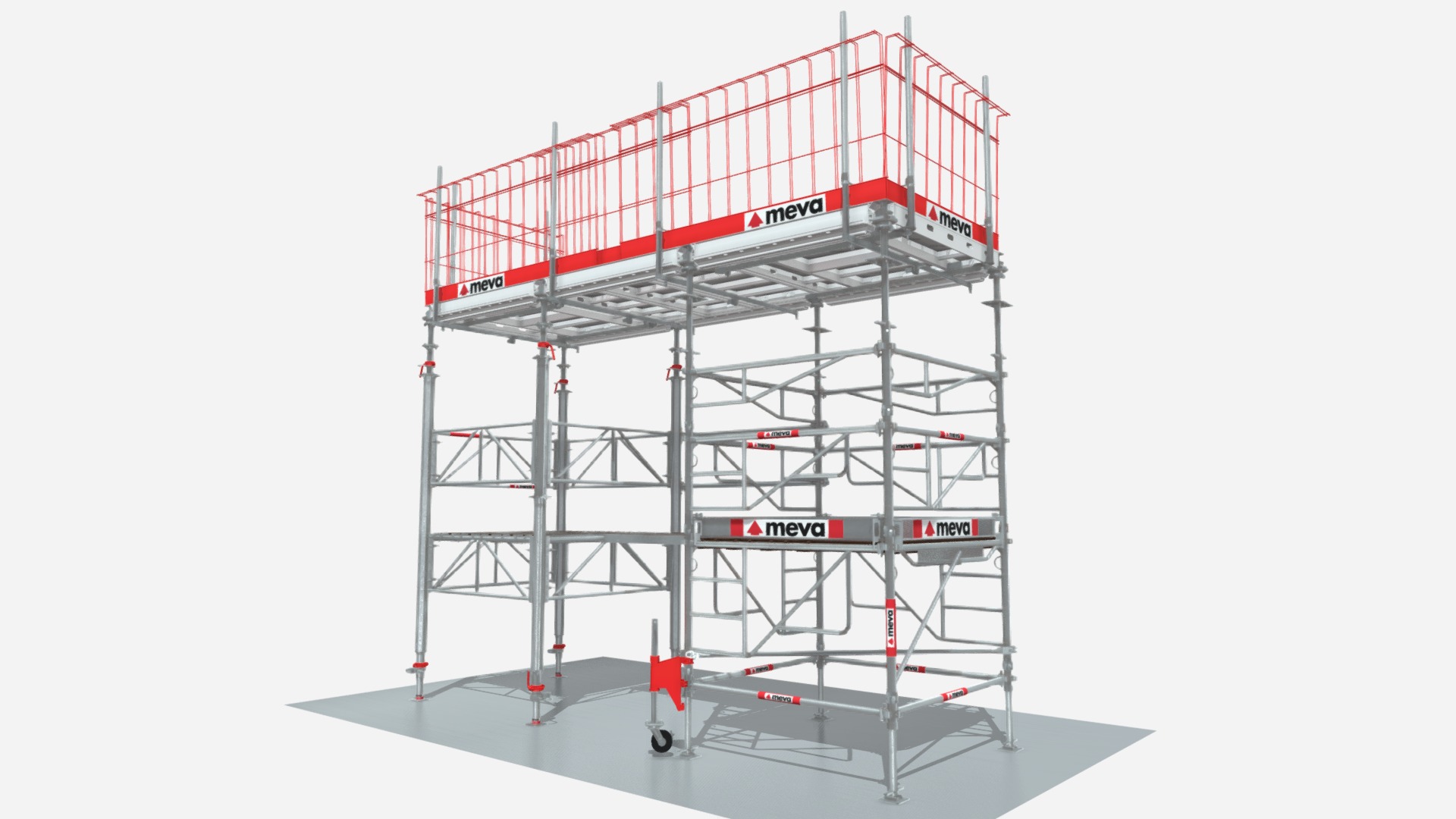 MEVA MEP & MT60 Shoring + MevaDec Slab Formwork - 3D model by MEVA ...