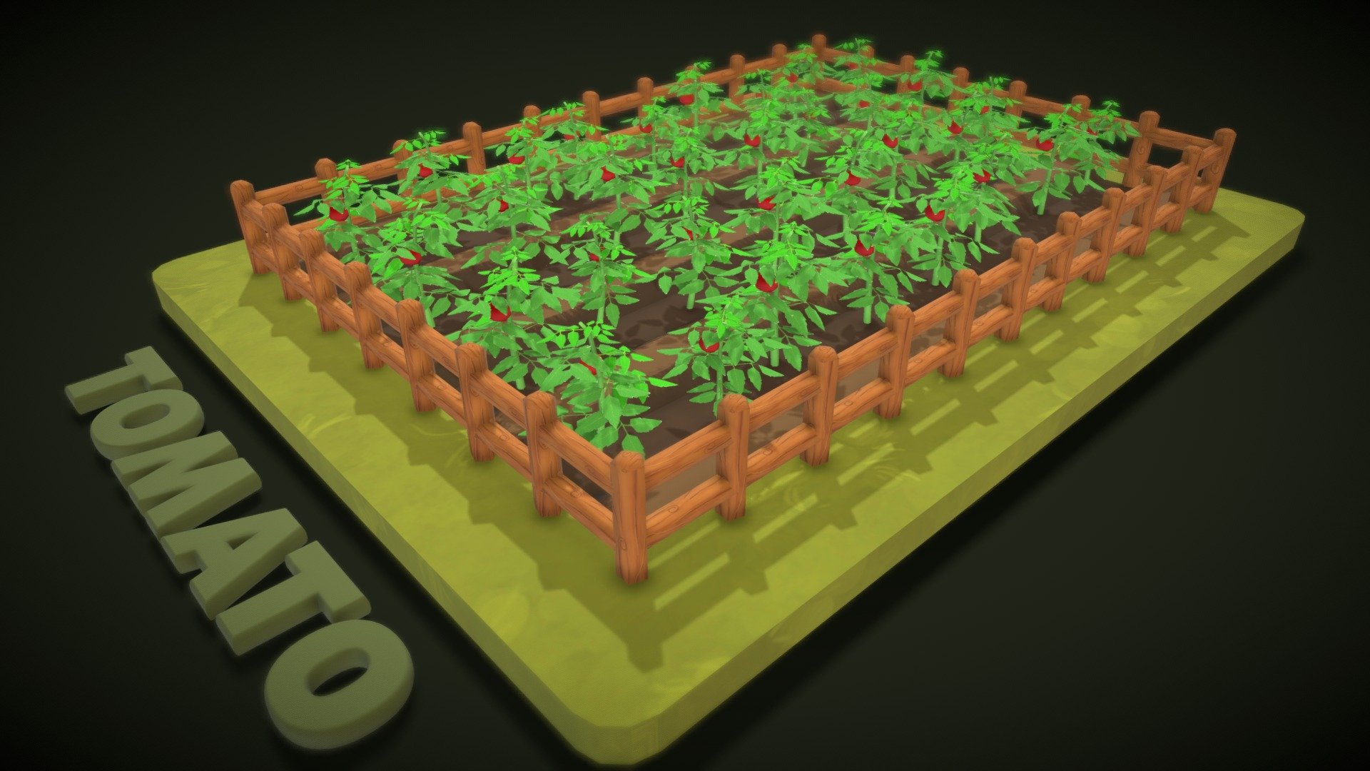 Tomato Farm - Buy Royalty Free 3D model by Deepak_Sharma [8cdbbc6 ...