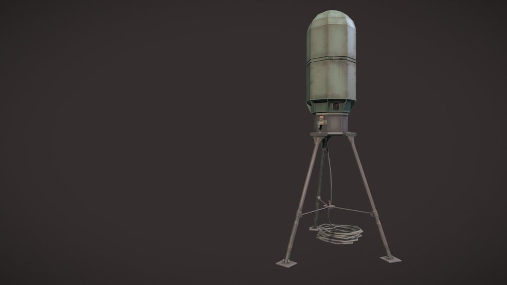 Low-Poly SCDL Antenna/Tripod - 3D model by Kim MacNeil (@dreamsin3d ...