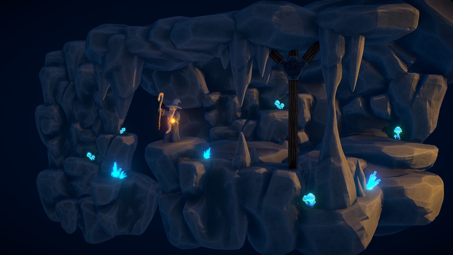 Wizard - 3D model by vitaly14 [8cdd6c6] - Sketchfab