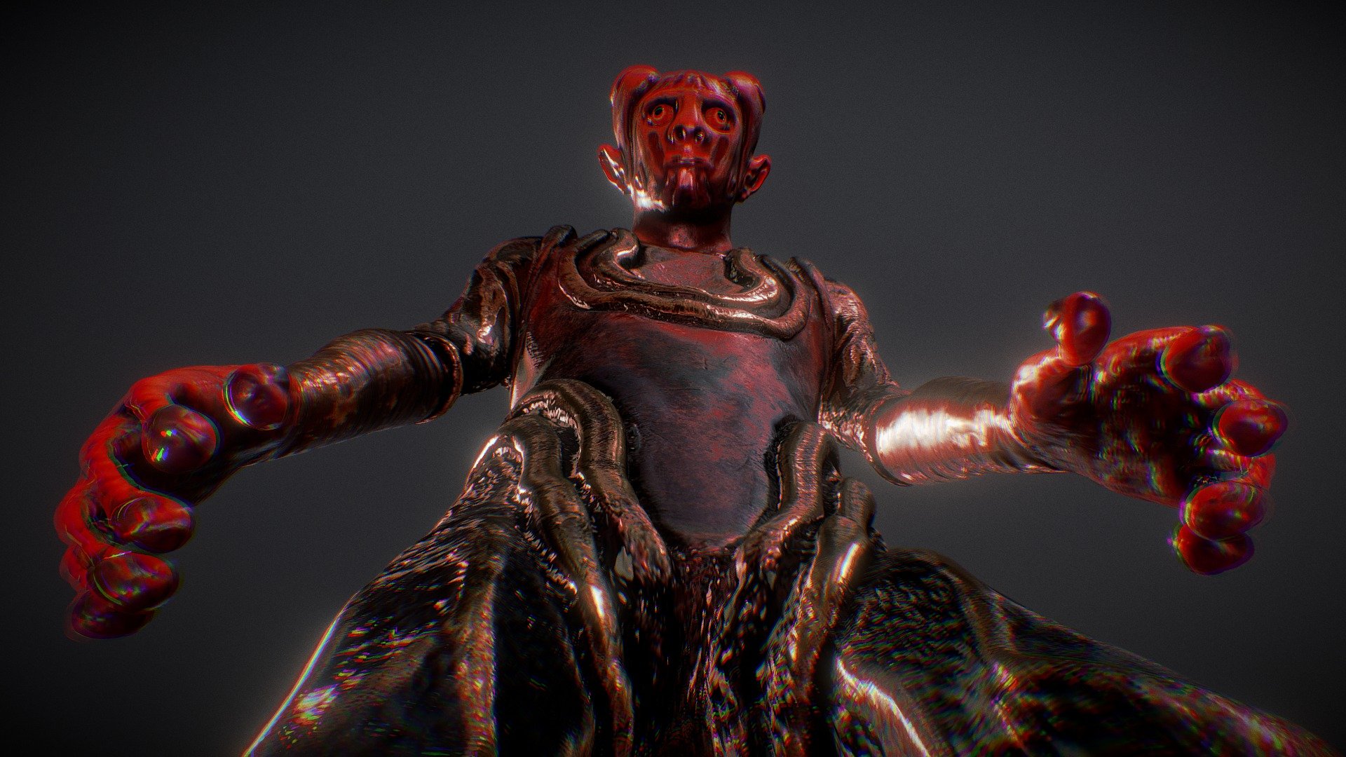 Sad Demon - 3D model by Karol Kłaput (@mrgolec) [8cddfa7] - Sketchfab
