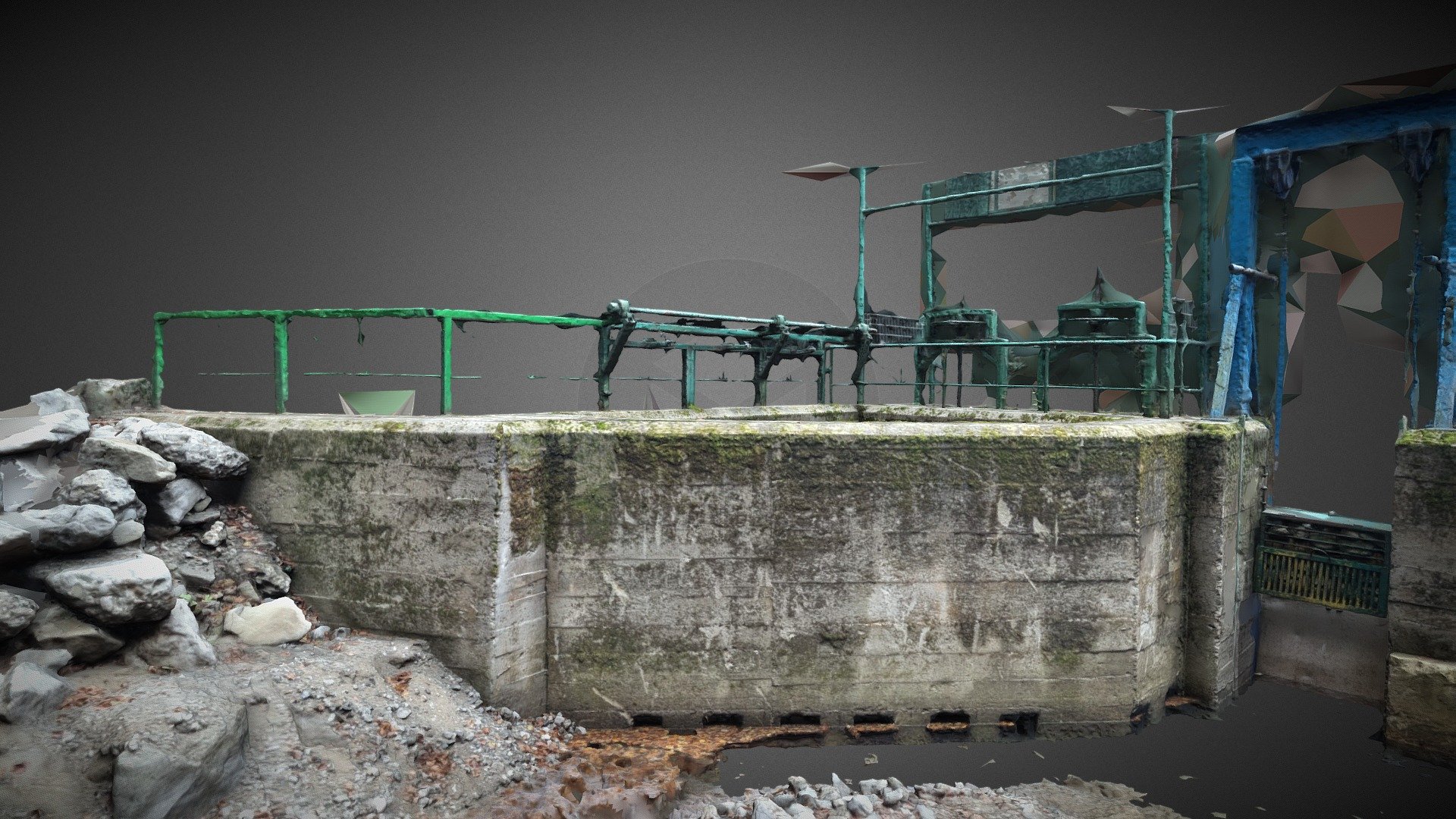 Small mountain river dam - Buy Royalty Free 3D model by DAC Photoscan ...