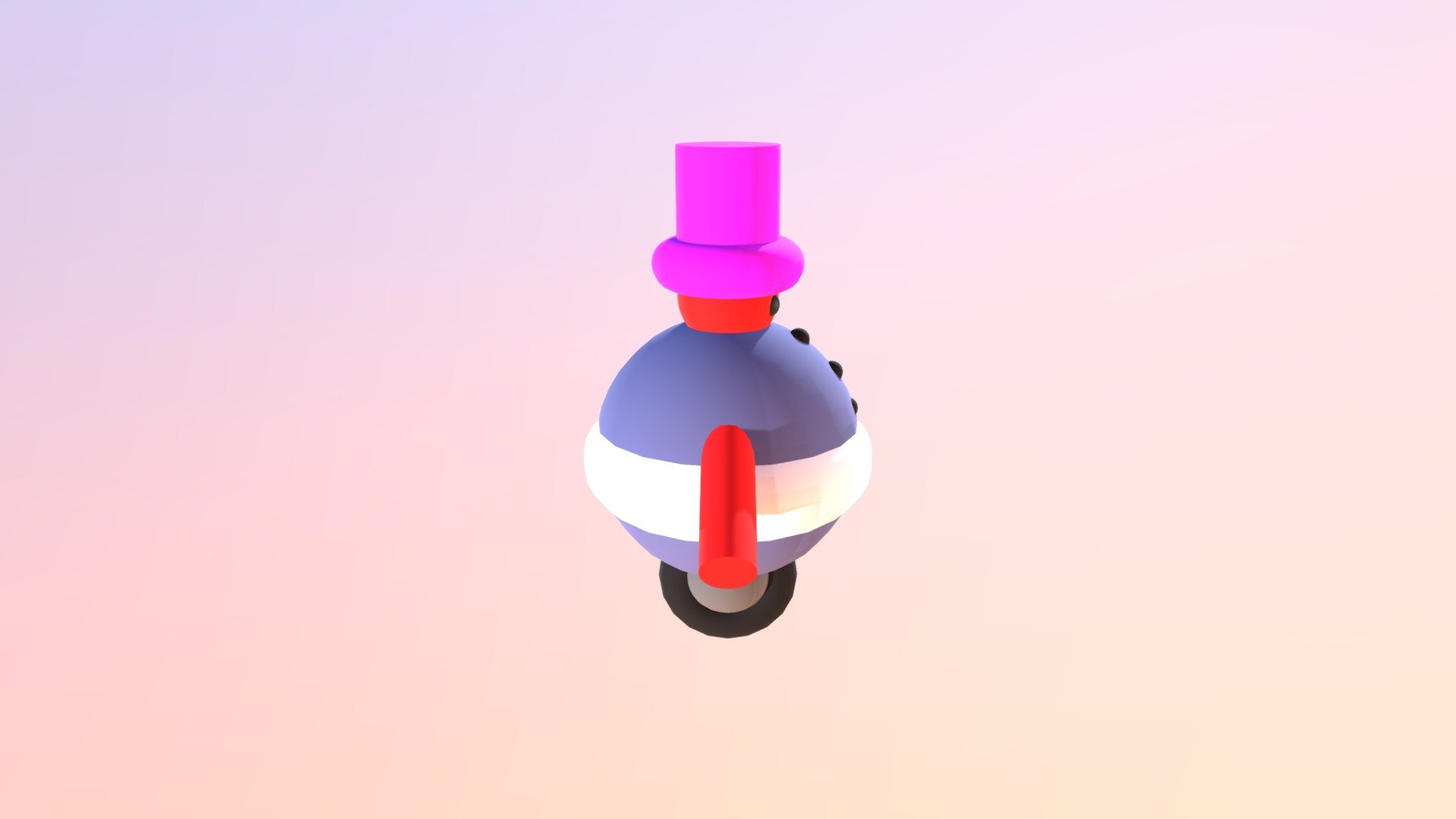 Tophat Robot - 3D model by lelandyonkers [8cdf4a6] - Sketchfab