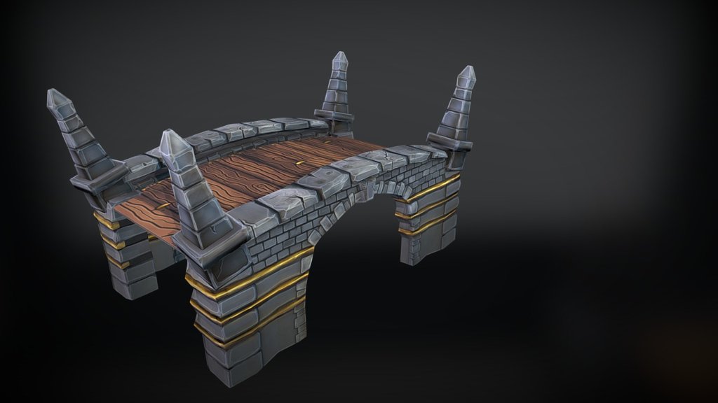 Hand paint bridge - 3D model by Leoluch [8ce0372] - Sketchfab