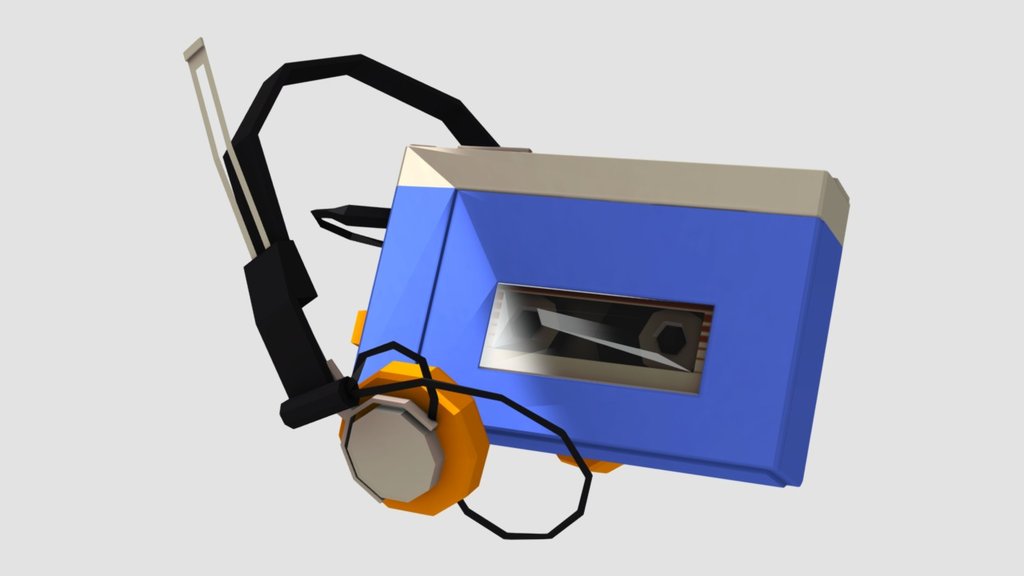 Walkman - 3D model by Martin Wörister (@martinwoerister) [8ce08d1 ...