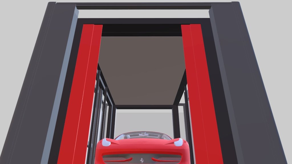 Car Elevator Rooftop Type A - 3D model by kairoselevator [8ce0d3a ...