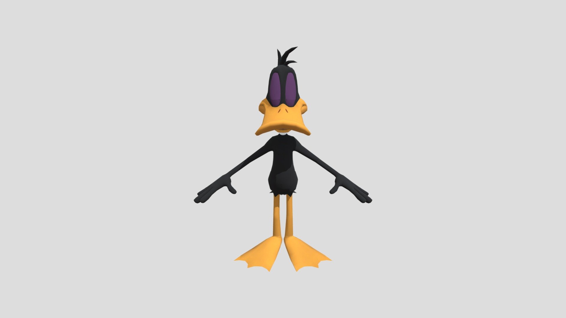 Daffy Duck - Download Free 3D model by I'm a Looney Tunes Fan! (@Mariwofhwod) [8ce333a] - Sketchfab