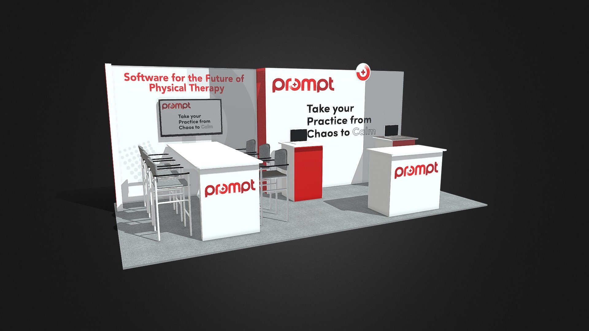 Prompt Booth - 3D model by dtruong [8ce93f0] - Sketchfab